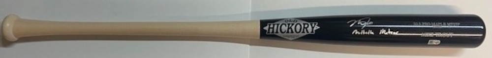 Mike Trout Autographed "Millville Meteor" Game Model Old Hickory Bat ...