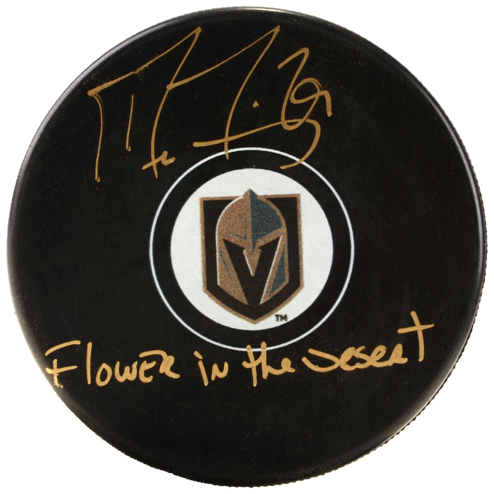 Marc-Andre Fleury Vegas Golden Knights Autographed Hockey Puck with ...