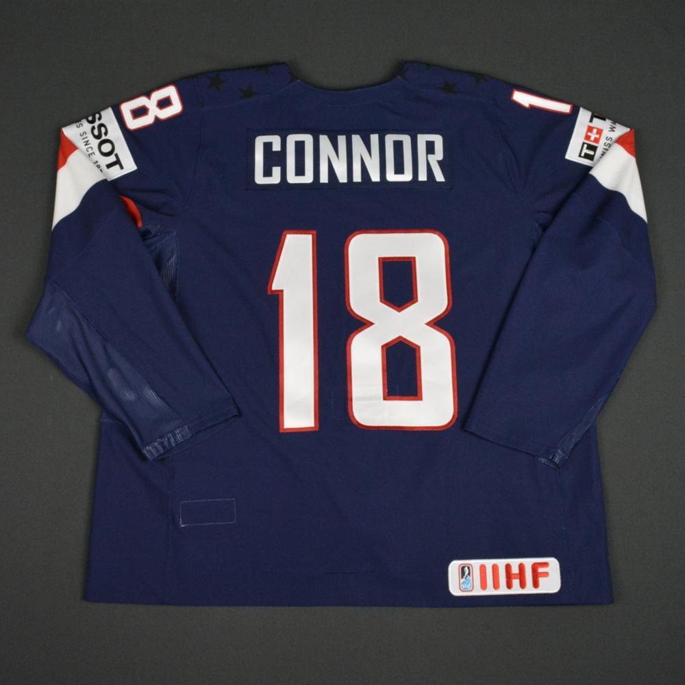 Kyle Connor - 2016 U.S. IIHF World Championship - Game-Worn Jersey ...