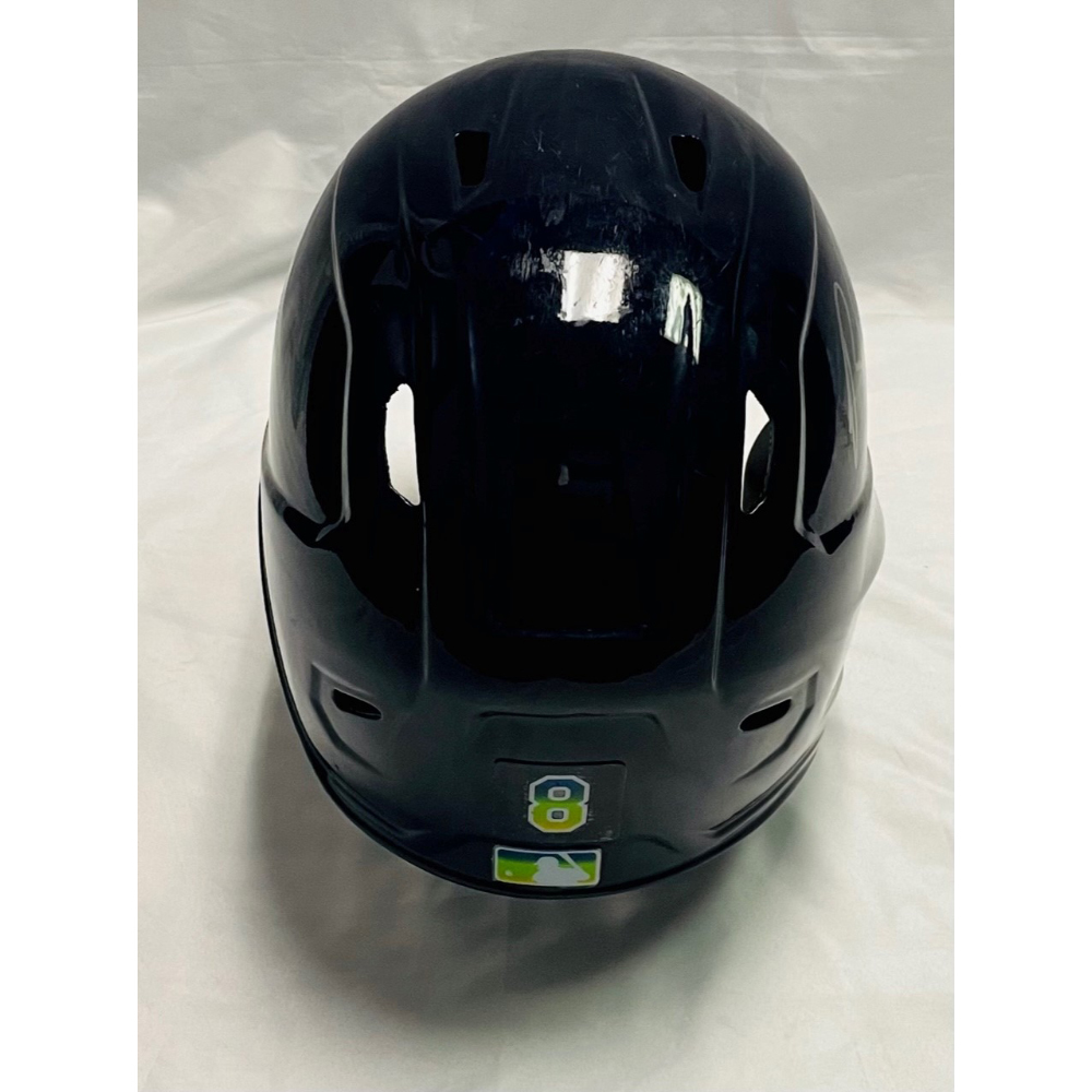 Game Used Autographed Home Run Devil Rays Helmet: Brandon Lowe - April ...