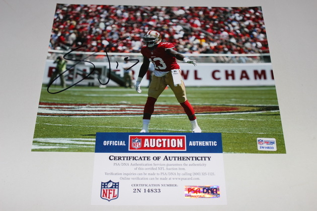 49ERS - STEVIE JOHNSON SIGNED 8X10 PHOTO | The official auction site of ...