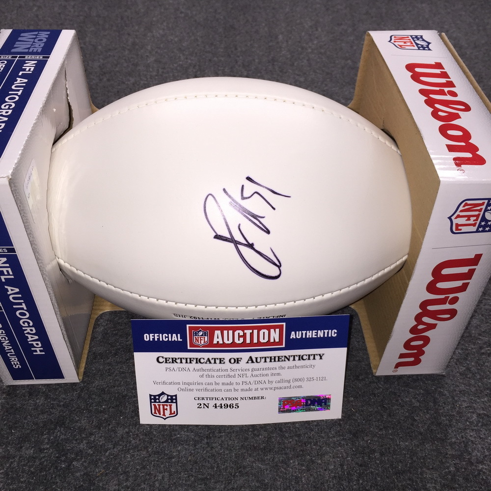 Patriots - Jamie Collins signed panel ball with Patriots logo | The ...