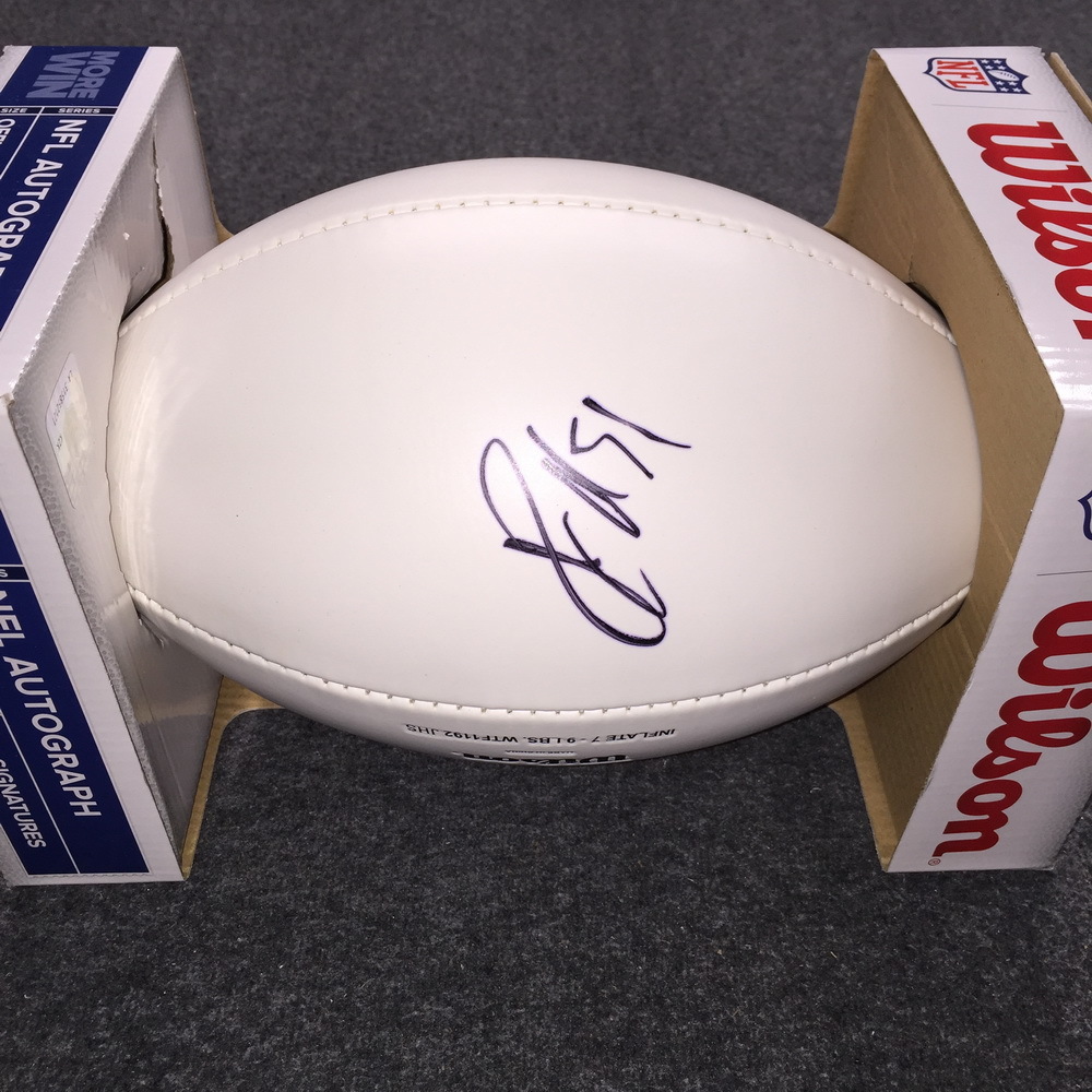 Patriots - Jamie Collins signed panel ball with Patriots logo | The ...