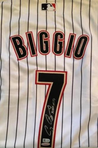 Craig Biggio Autographed "3,060 Hits" Astros Home Jersey | MLB Auctions