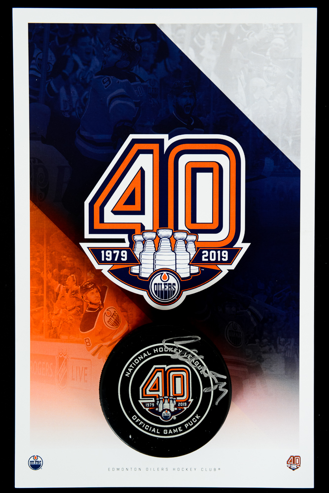 Sam Gagner #89 - Autographed 155th NHL Career Regular Season Edmonton ...