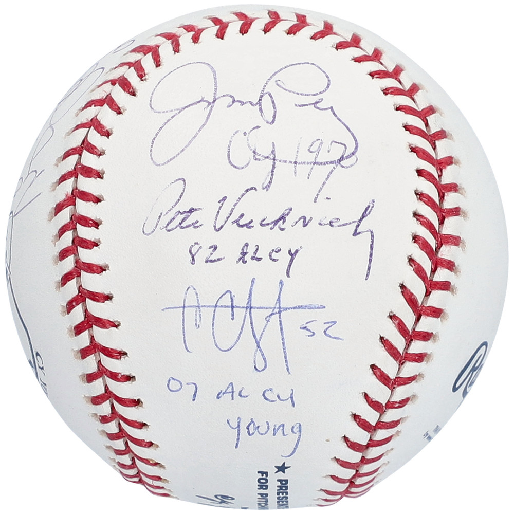 Cy Young Winners Autographed & Inscribed Rawlings Official Baseball ...