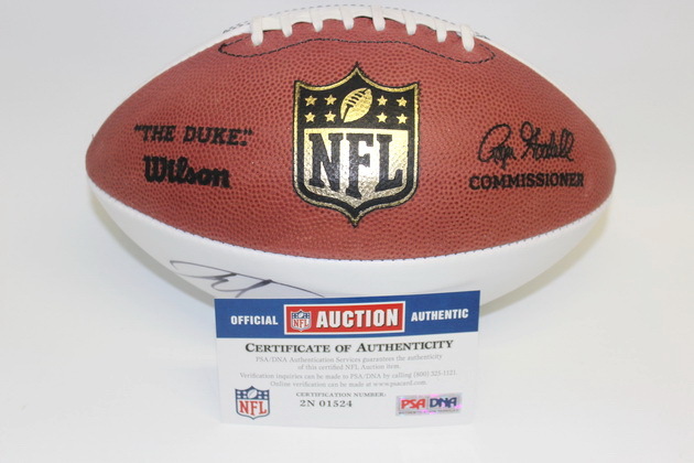 BILLS - MARCELL DAREUS SIGNED PANEL BALL | The official auction site of ...
