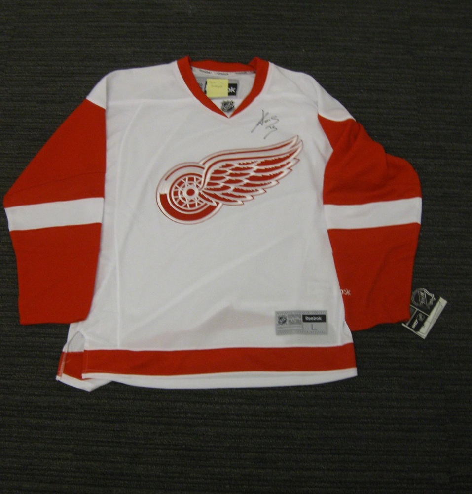 Detroit Red Wings Reebok Premier Jersey Autographed by Pavel Datsyuk ...