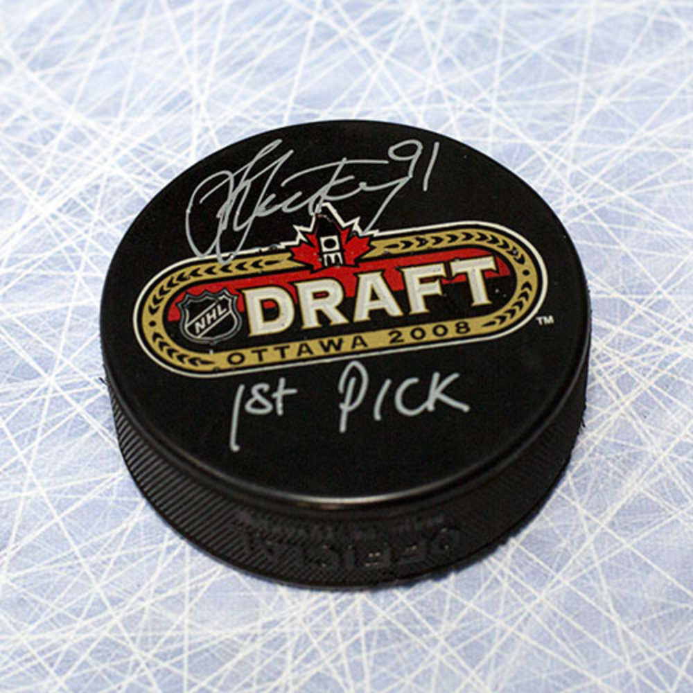 Steve Stamkos 2008 NHL Draft Day Puck Autographed w/ 1st Pick ...