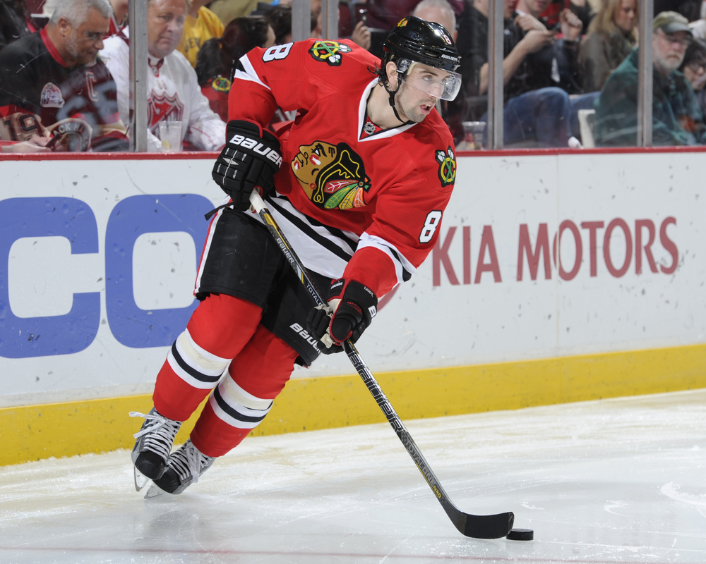 Chicago Blackhawks - #8 - Nick Leddy Autographed Authentic Hockey ...