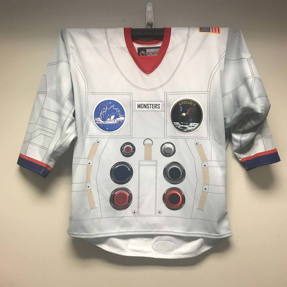 AHL Authentic - Cleveland Monsters NASA Space Jersey worn and signed by ...