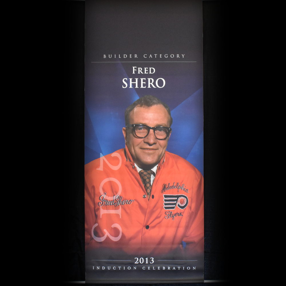 Fred Shero Book Signing Stage Banner - 2013 Induction Weekend - Limited ...