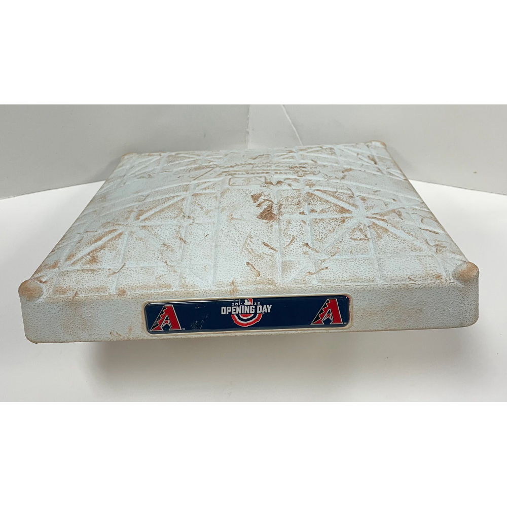 Game-Used Opening Day Base - Third Base from Innings 7-9 - Padres @ D ...