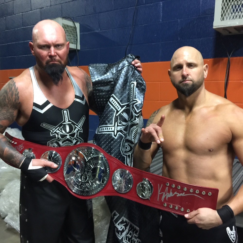 Gallows & Anderson SIGNED WWE RAW Tag Team Championship Replica Title ...