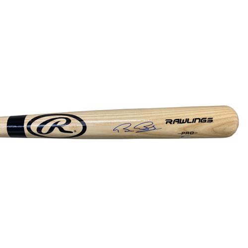 Bruce Bochy Autographed Blonde Rawlings Bat | MLB Auctions