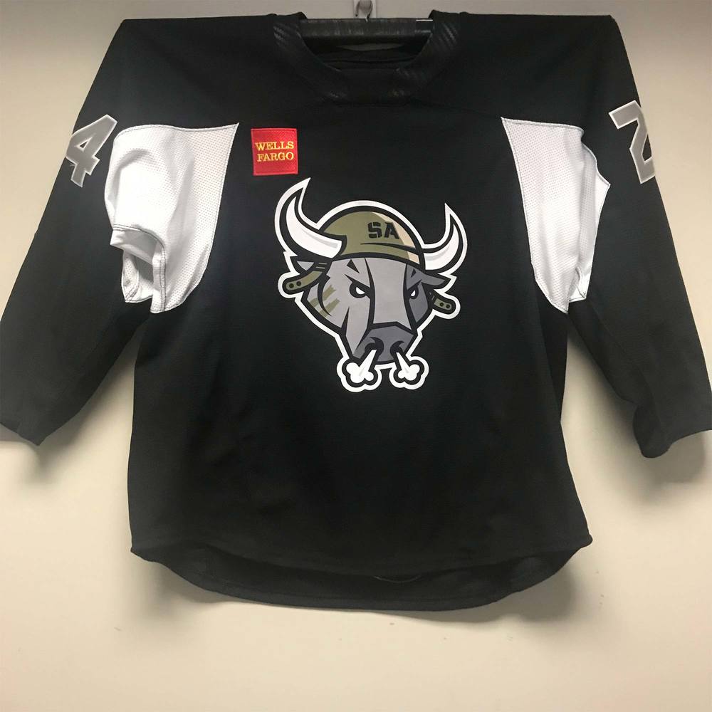 AHL Authentic - San Antonio Rampage Military Night Jersey worn and ...
