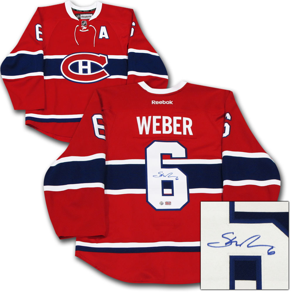 Shea Weber Autographed Montreal Canadiens Authentic Pro Jersey - NHL ...