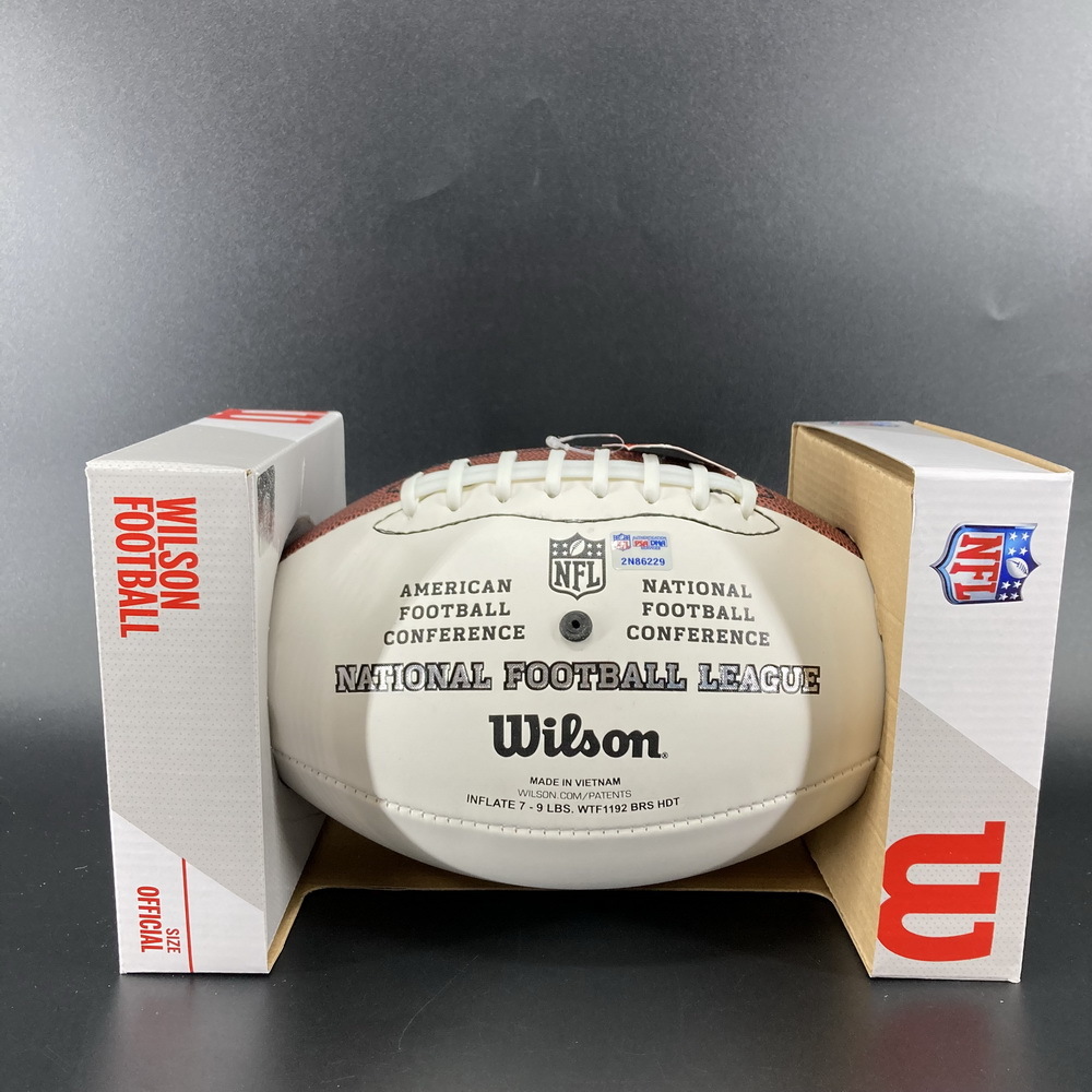 NFL - Cardinals Trey McBride signed panel ball | The official auction ...