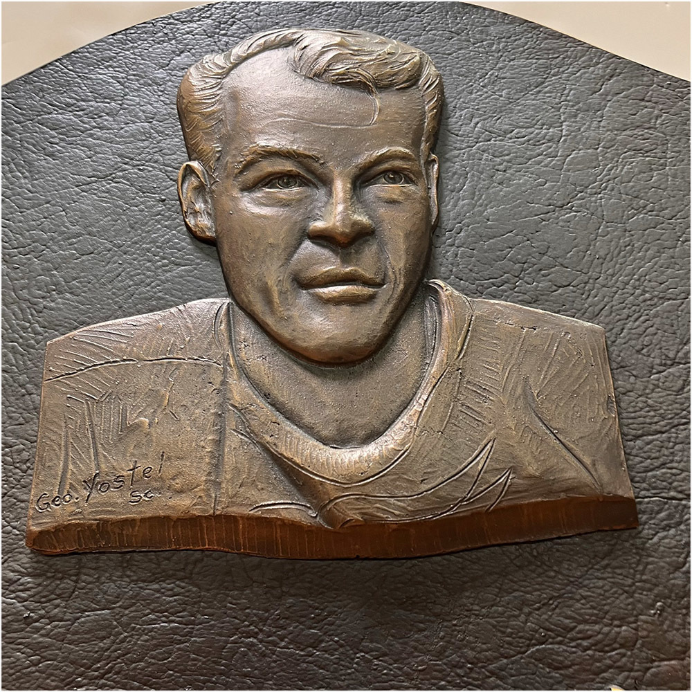 Gordie Howe's Large Michigan Hall of Fame Plaque - Once on Display ...