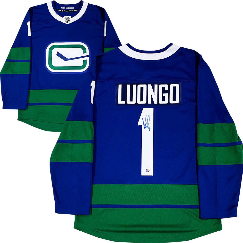 Roberto Luongo Autographed Vancouver Canucks Fanatics Jersey - NHL Auctions