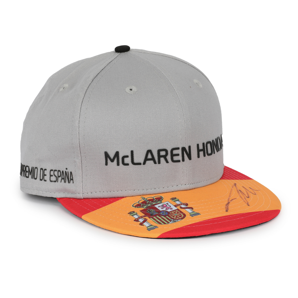 Fernando Alonso Signed McLaren F1 Team Spanish GP Cap | F1 Authentics