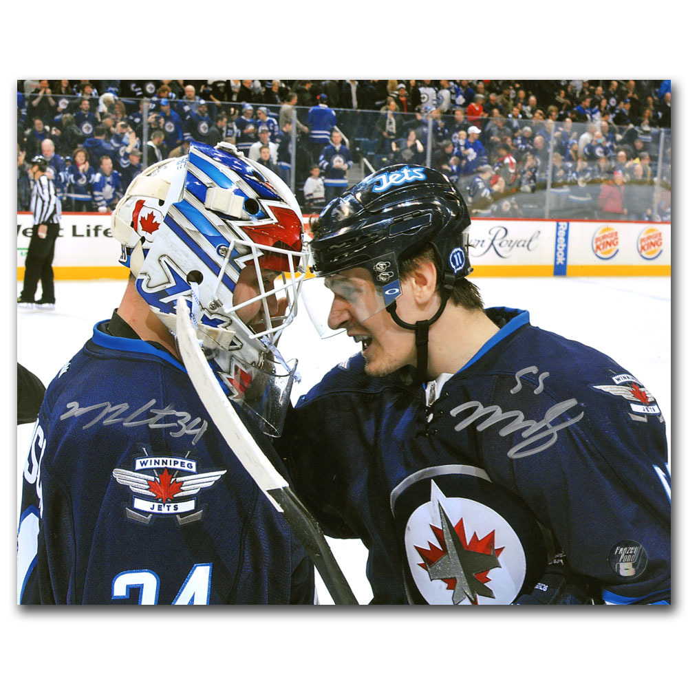 Michael Hutchinson & Mark Scheifele Autographed Winnipeg Jets 8X10 ...