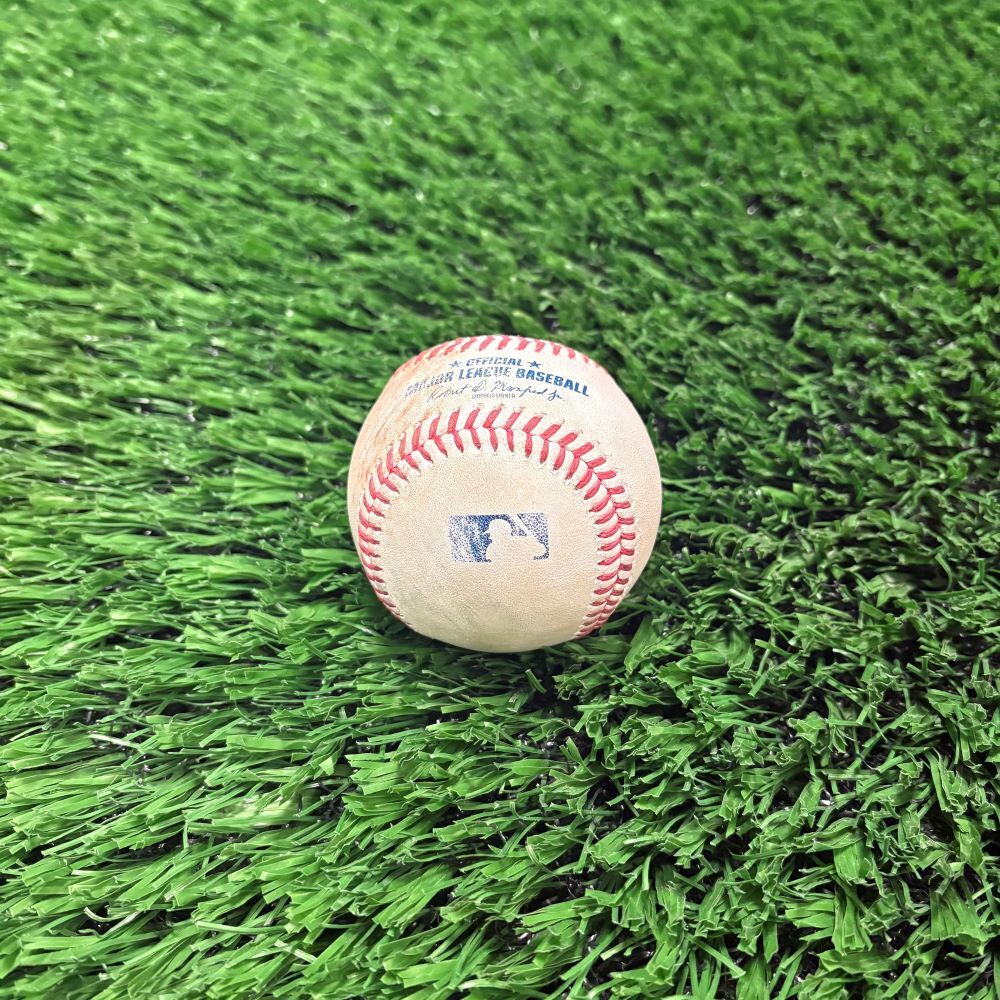 Authenticated Game Used Baseball: Single by Alec Bohm against Bowden ...
