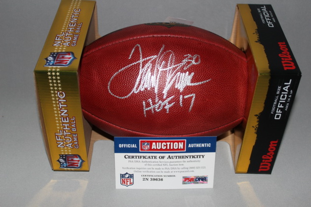 HOF - BRONCOS TERRELL DAVIS SIGNED AUTHENTIC FOOTBALL | The official ...