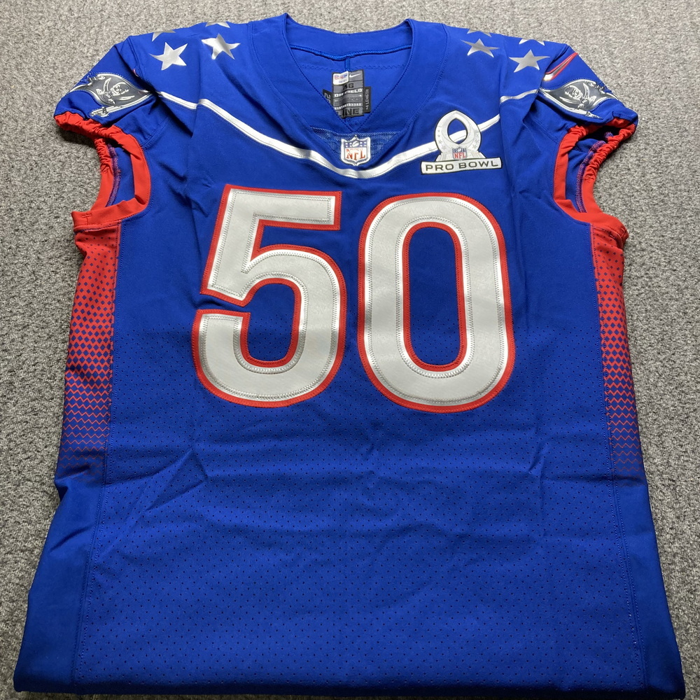 NFL Buccaneers Vita Vea 2021 Game Issued Pro Bowl Jersey Size 46