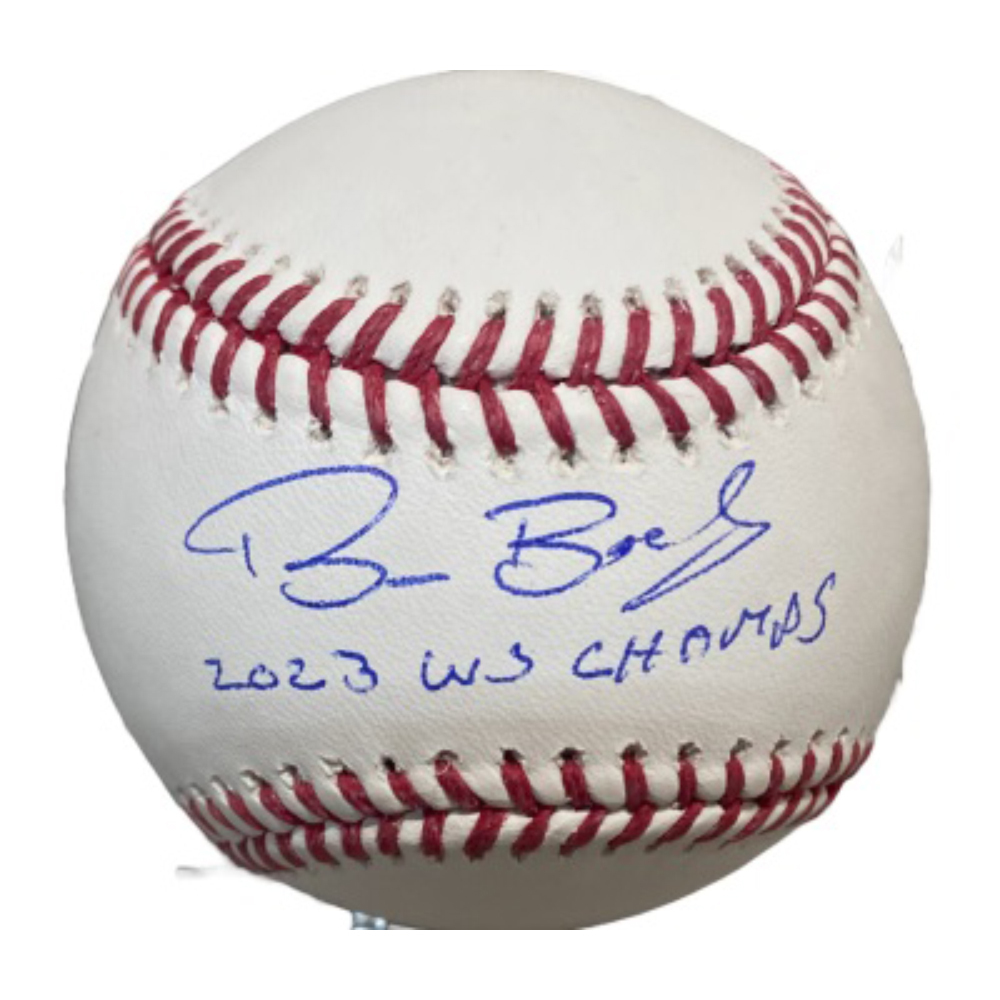 Bruce Bochy Autographed "2023 WS Champs" Baseball | MLB Auctions