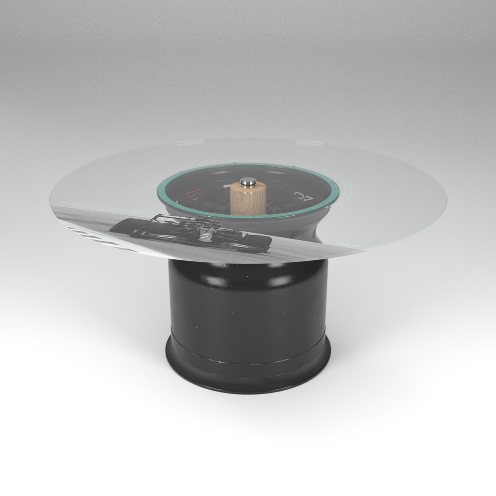 Lewis Hamilton 2021 Mercedes-AMG Petronas F1 Team Front Wheel Rim Table ...