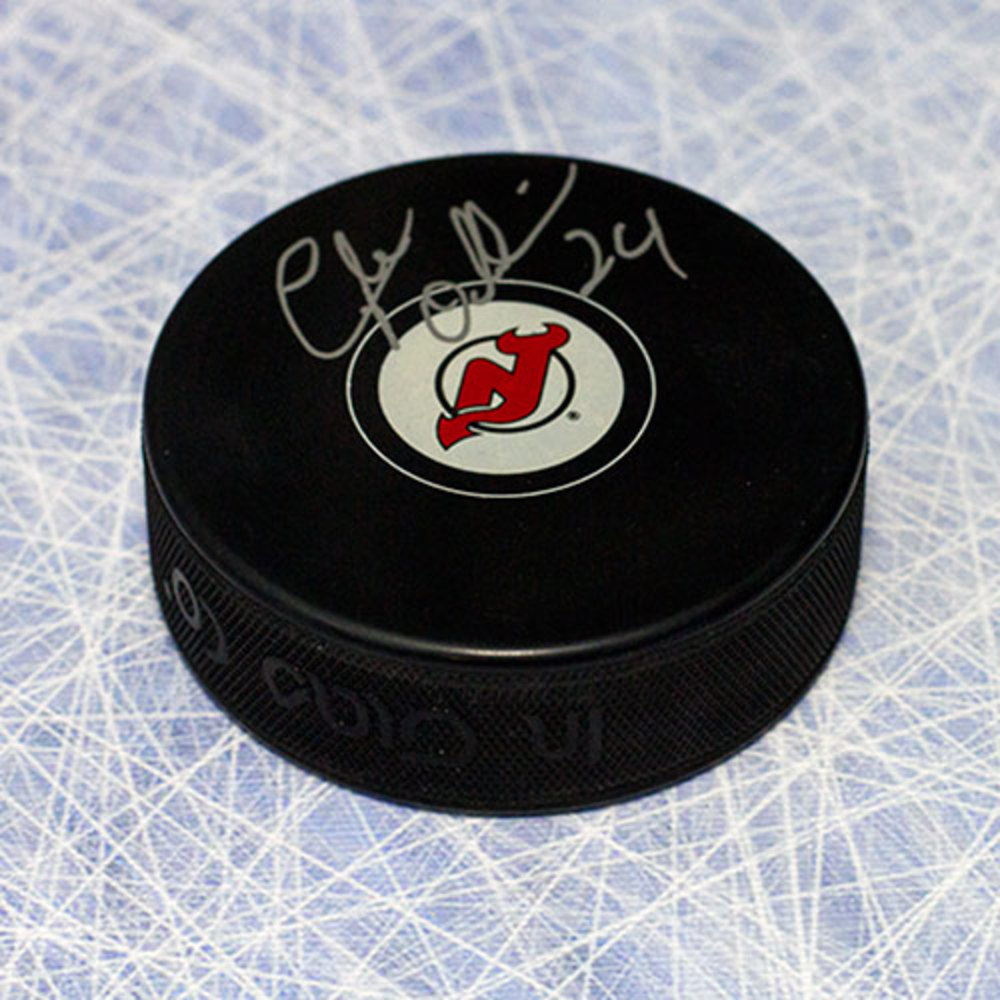 Lyle Odelein New Jersey Devils Autographed Hockey Puck - NHL Auctions
