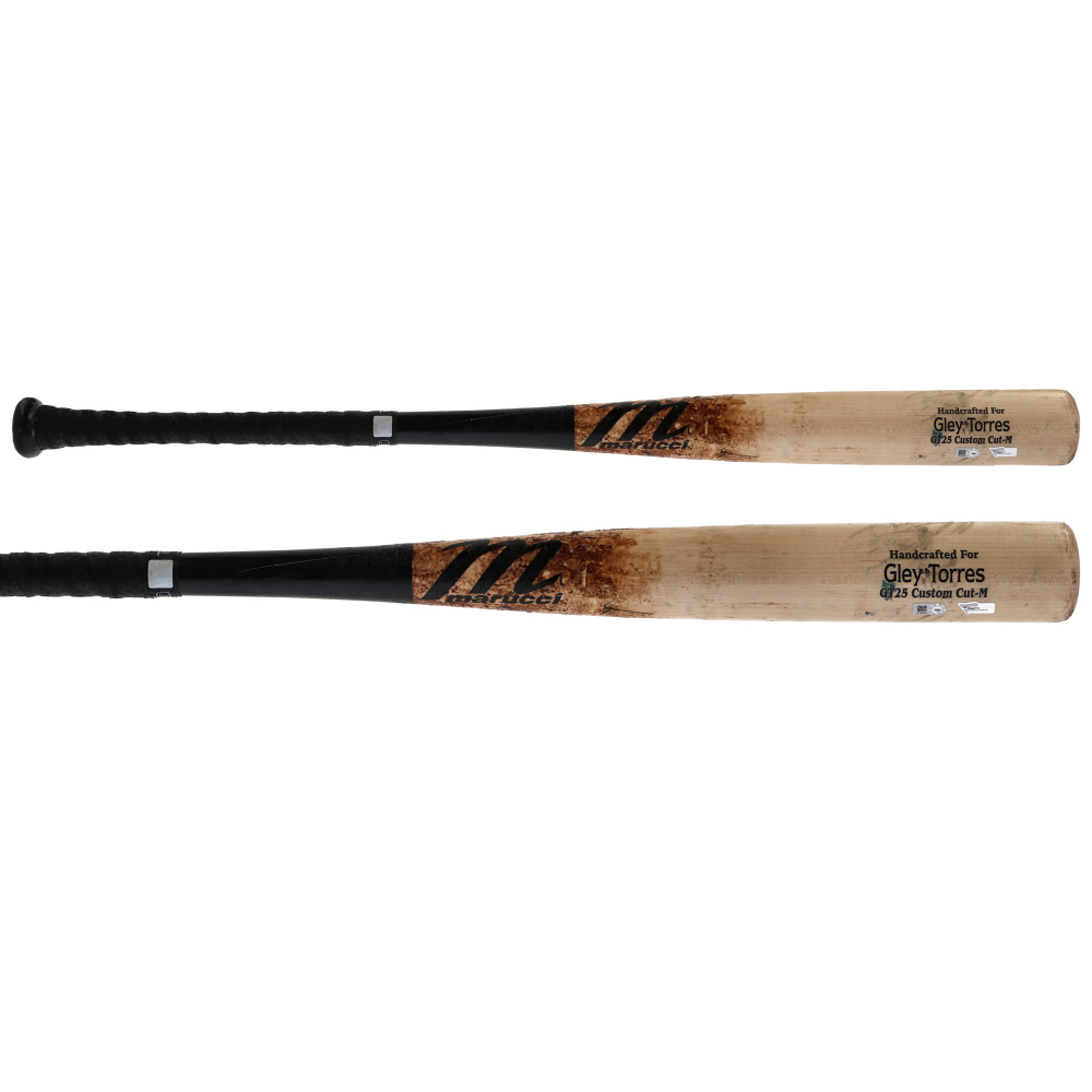 Gleyber Torres New York Yankees Game-Used Tan Marucci Broken Bat vs ...