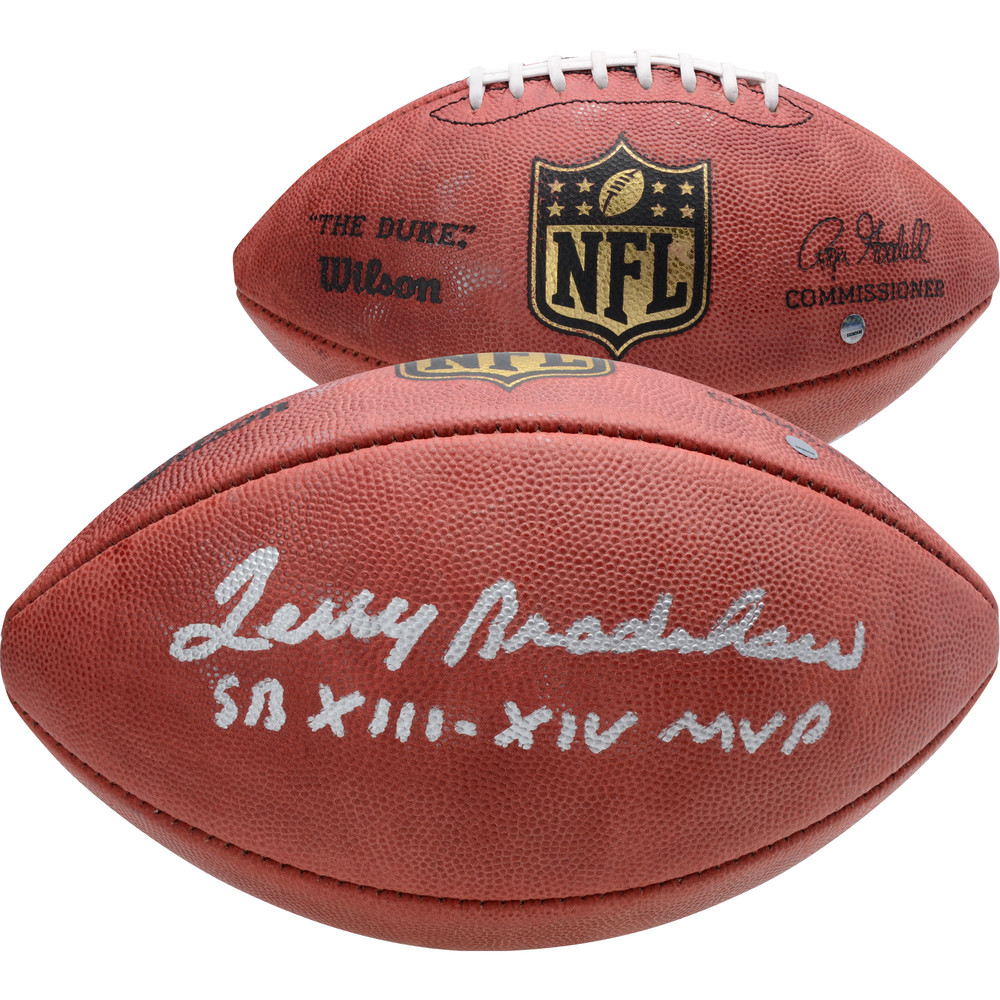 Terry Bradshaw Pittsburgh Steelers Autographed & Inscribed Wilson Duke ...