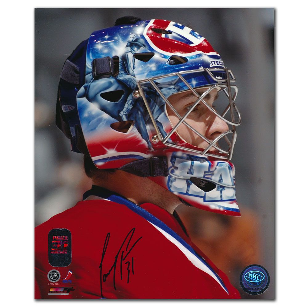 Carey Price Montreal Canadiens CLOSE UP Autographed 16x20 - NHL Auctions