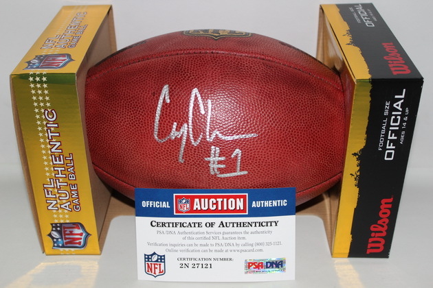 NFL - BROWNS COREY COLEMAN SIGNED AUTHENTIC FOOTBALL | The official ...