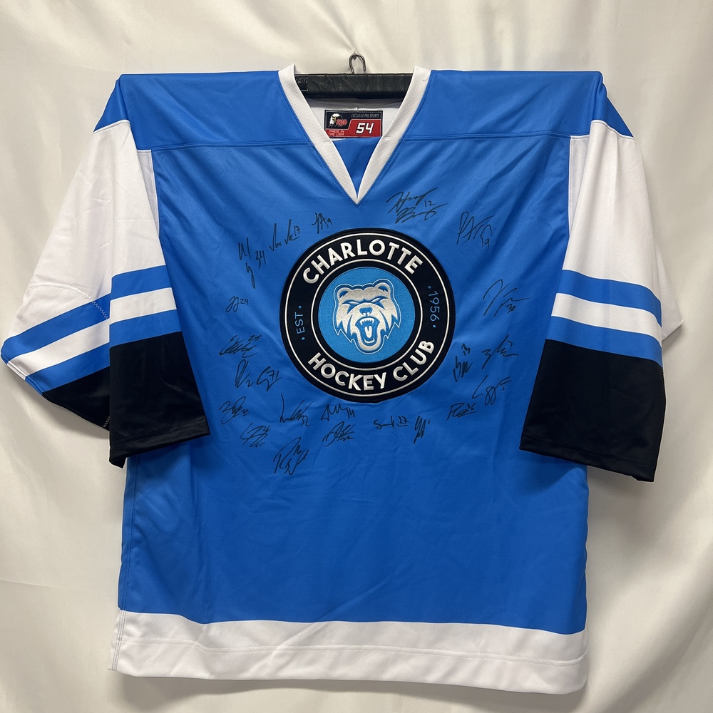 AHL Authentic - 2022-23 Charlotte Checkers FC Night Team Signed Jersey