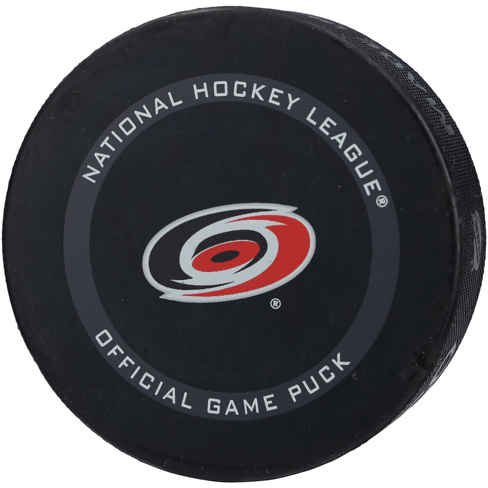 Carolina Hurricanes vs. Nashville Predators Game-Used Puck from Game 1 ...