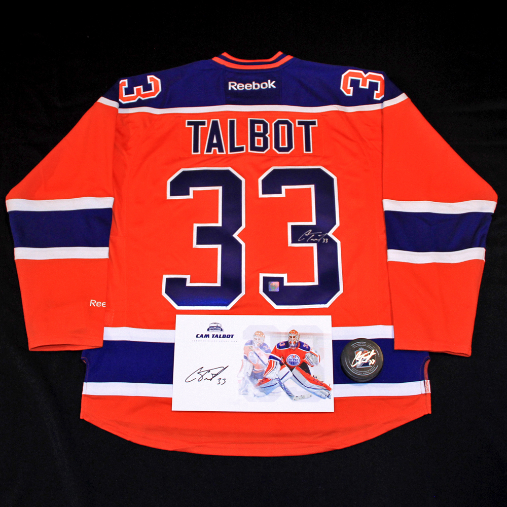 Cam Talbot #33 - Ultimate Fan Autographed Memorabilia Collection ...