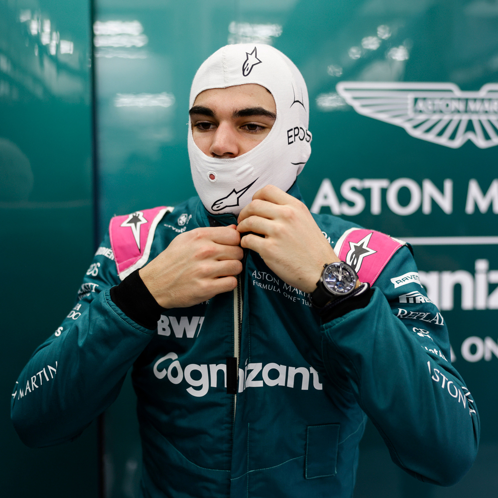 Lance Stroll 2021 Signed Race Used Balaclava - US GP | F1 Authentics