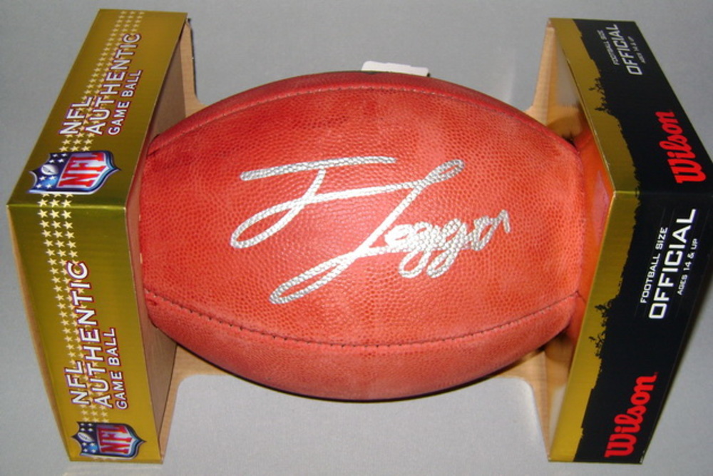 NFL - JETS JORDAN LEGGETT SIGNED AUTHENTIC FOOTBALL | The official ...