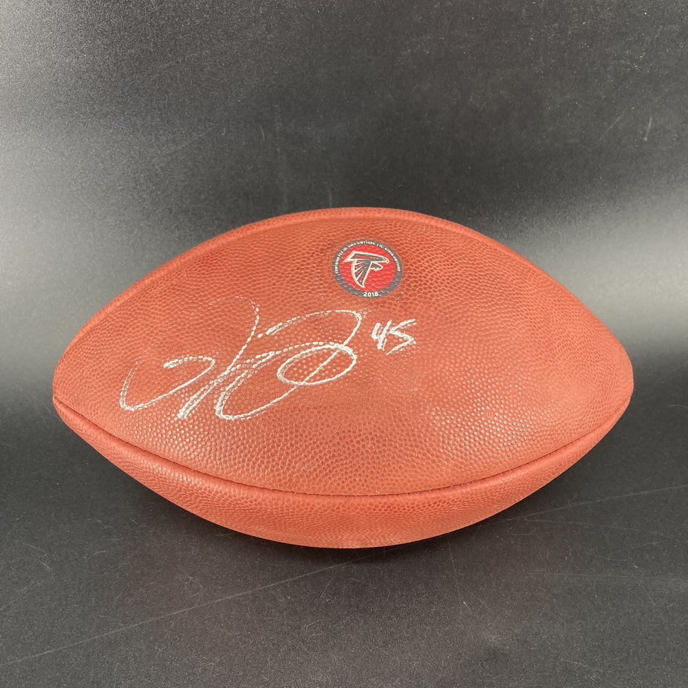 Falcons - Deion Jones Signed Authentic Football With Logo | The ...