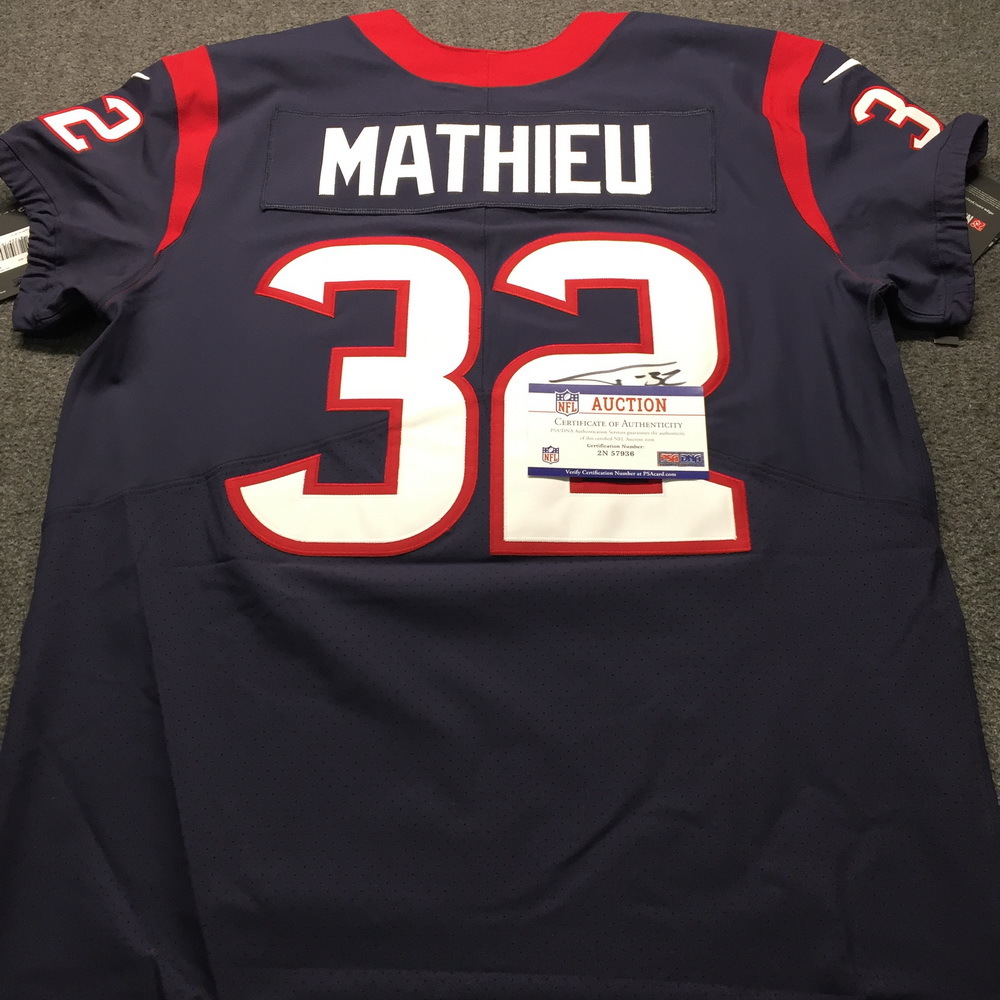 NFL Auction | Texans - Tyrann Mathieu Signed Jersey Size 48