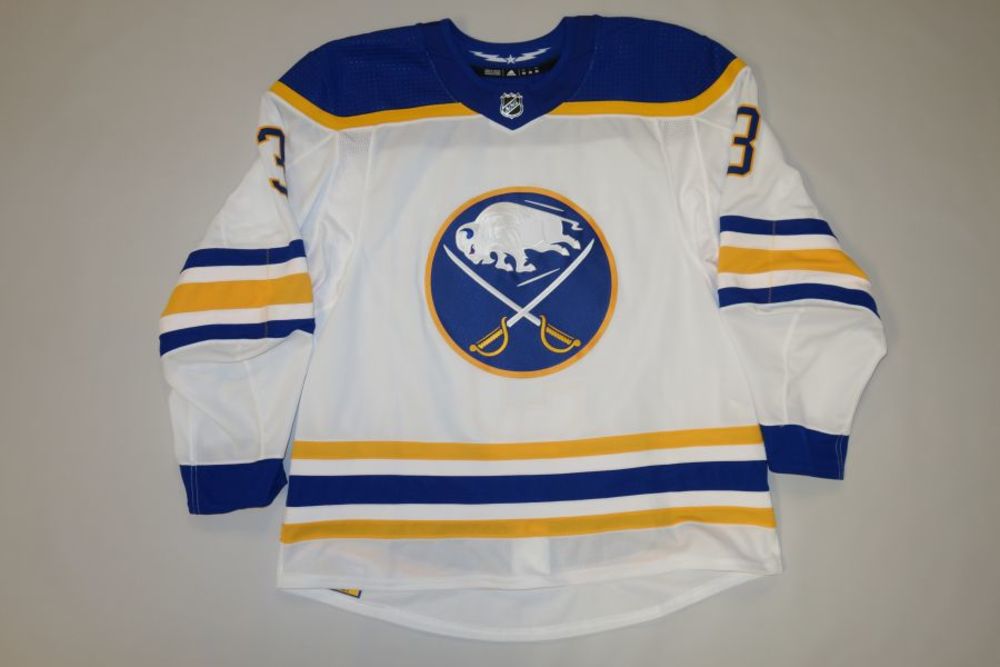 William Borgen 2020-21 Buffalo Sabres Set 2 Away Jersey - NHL Auctions