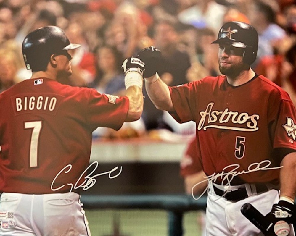 Craig Biggio & Jeff Bagwell Autographed Dual 16x20 | MLB Auctions