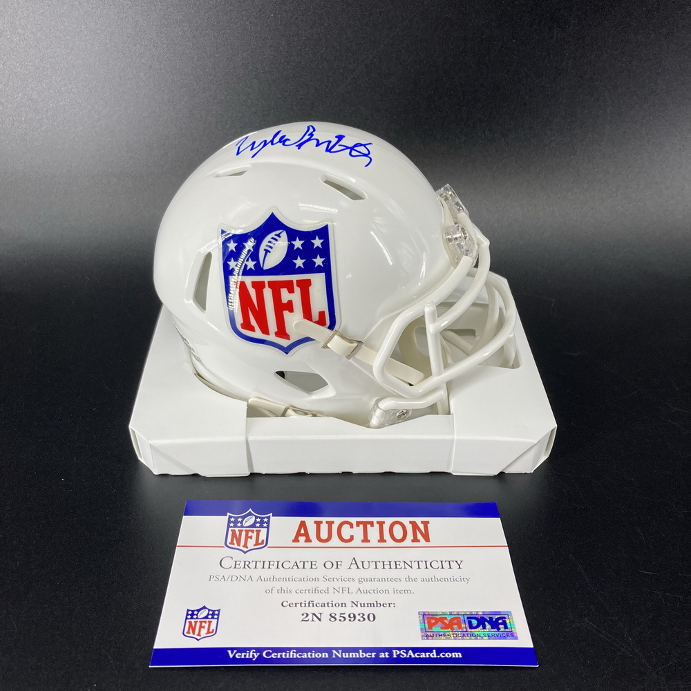 NFL - Cowboys Tyler Smith Signed NFL Shield Mini Helmet | The official ...