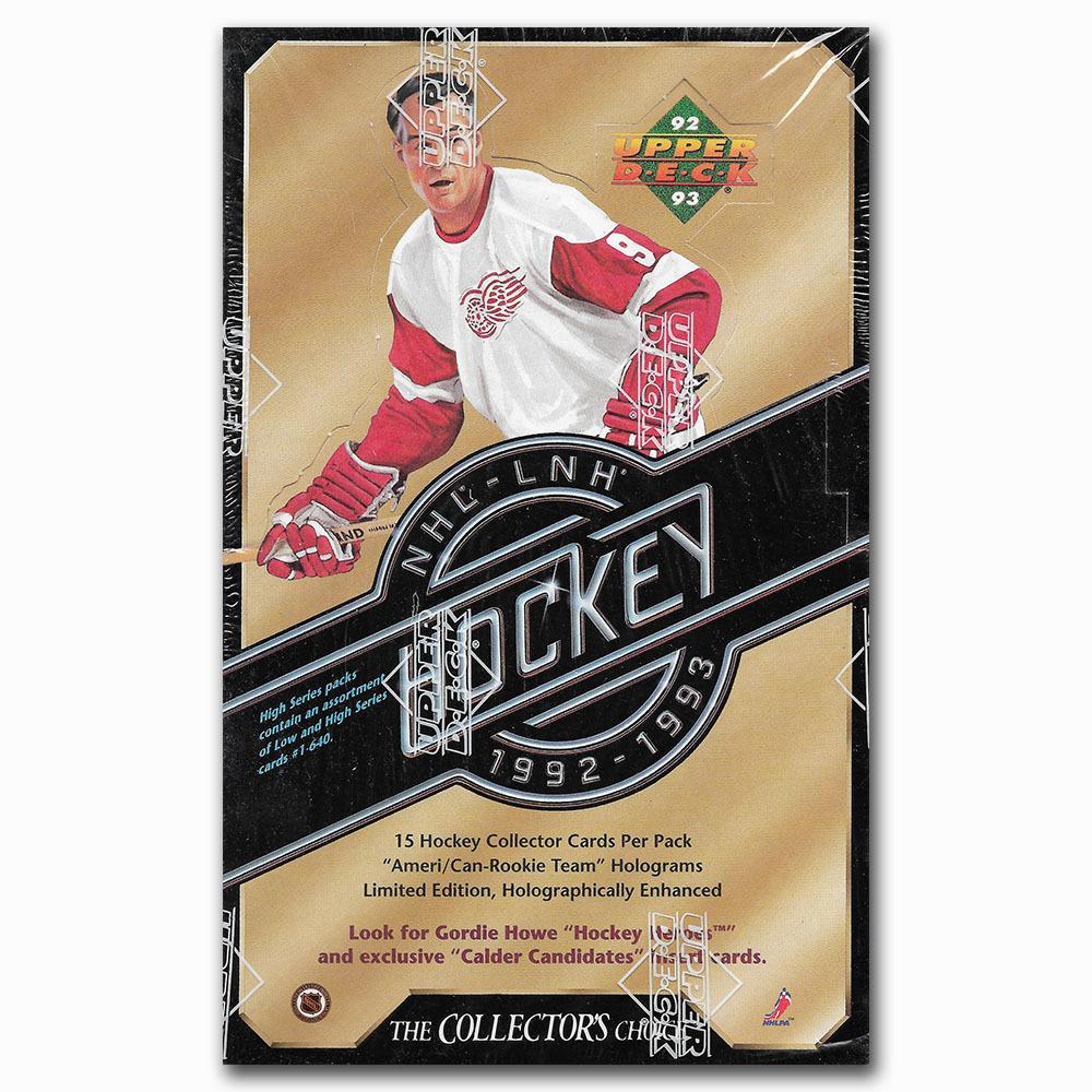 1992-93 Upper Deck Series One Hockey Cards - Unopened Box - NHL Auctions