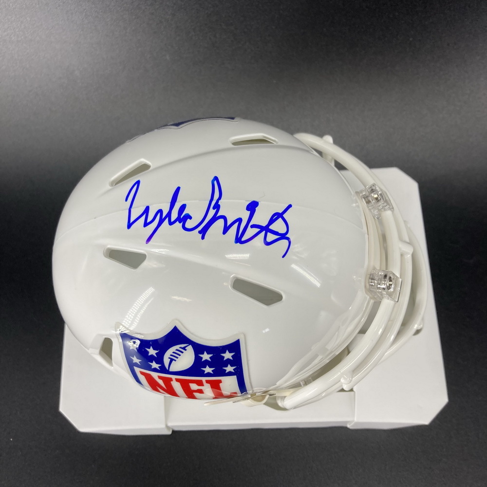 NFL - Cowboys Tyler Smith Signed NFL Shield Mini Helmet | The official ...