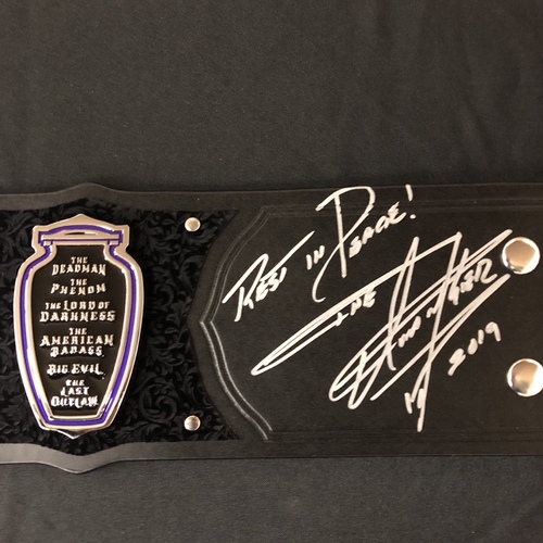 Undertaker SIGNED Limited Edition Legacy Title (#21 of 500) | WWE Auction
