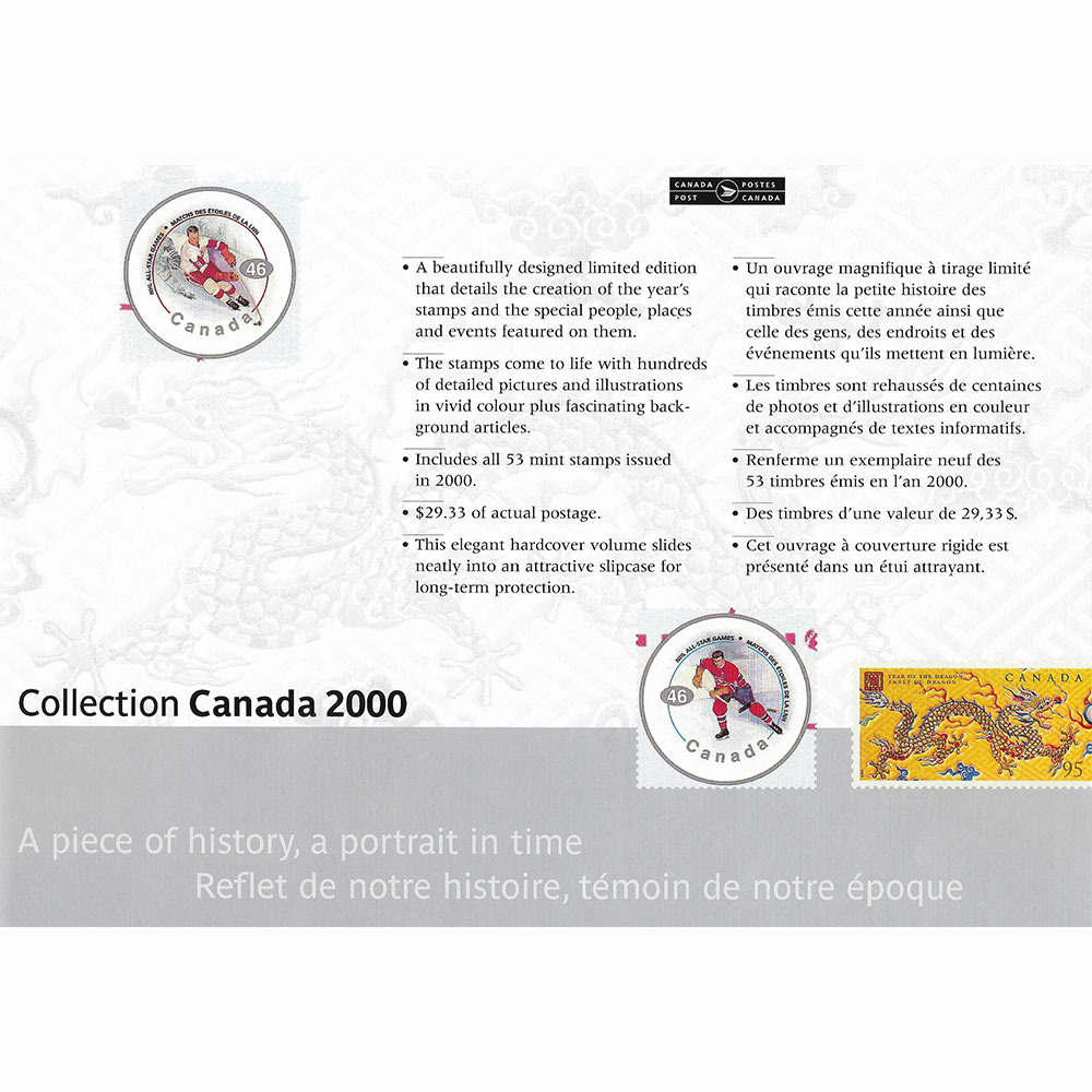 2000 Canada Post Collection Canada - Stamp Collectors Box - w/Howe ...